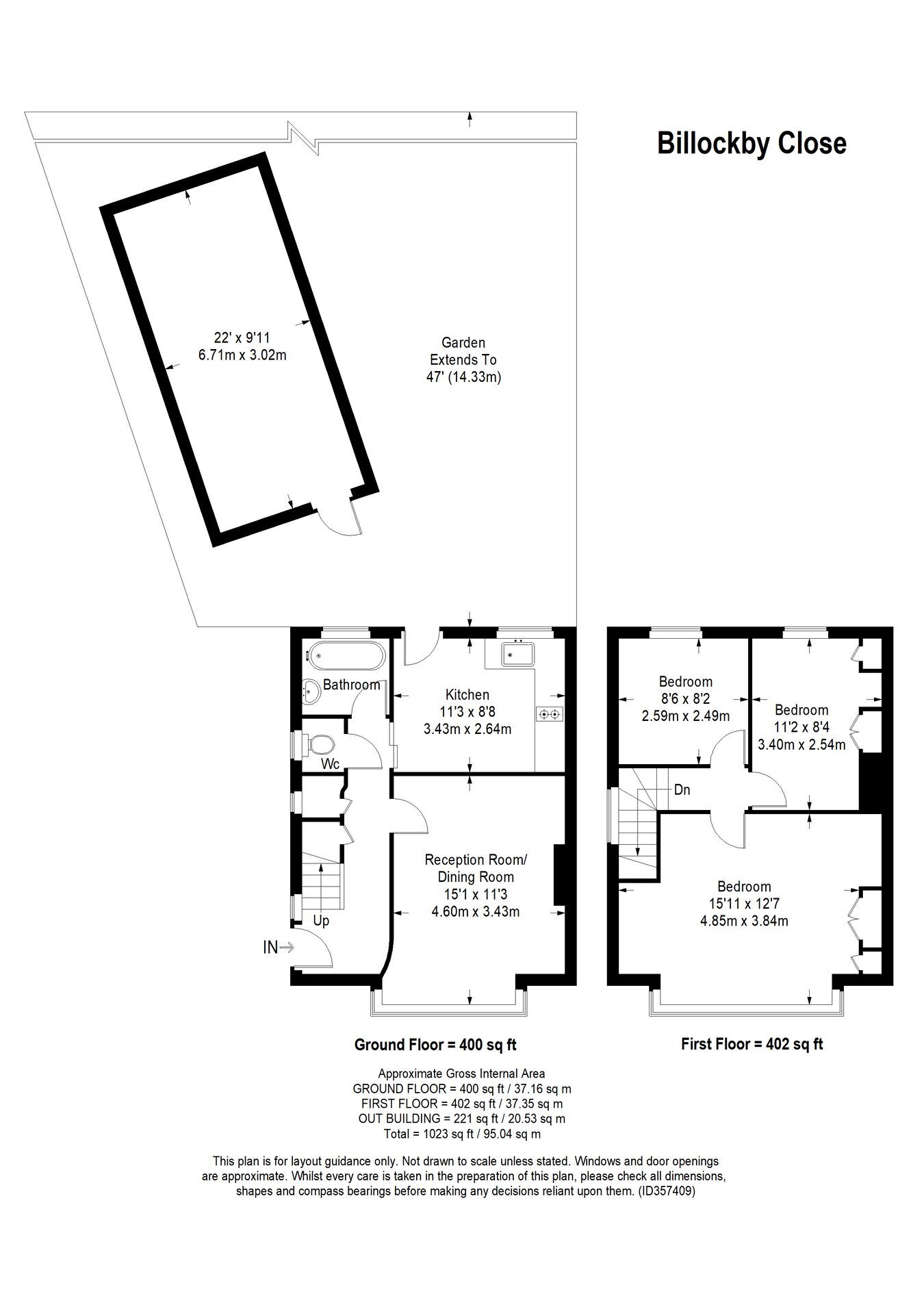 3 Bedroom Property For Sale In Billockby Close Chessington KT9