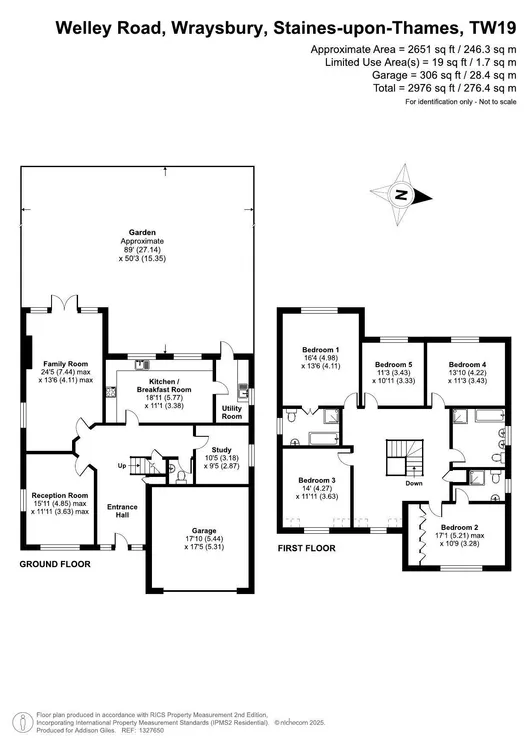 5 bedroom property in Welley Road, Wraysbury, Staines-Upon-Thames ...