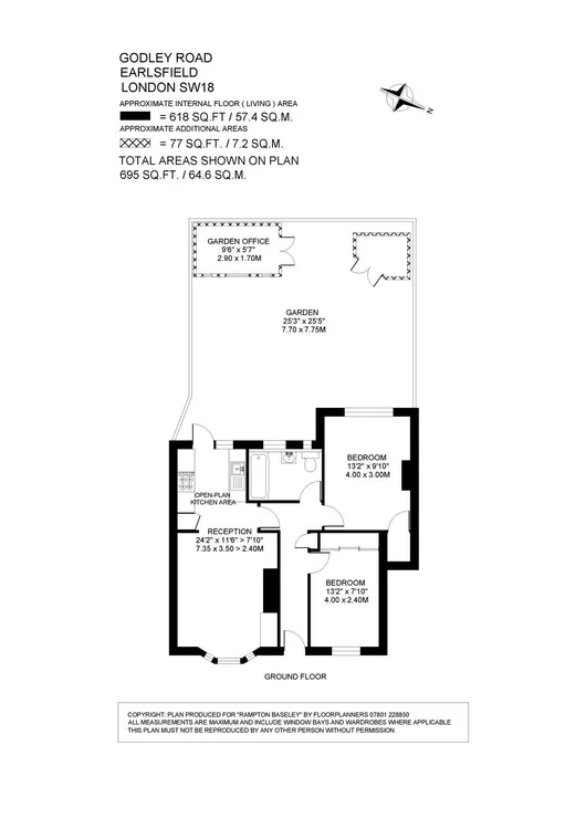 2 bedroom property in Godley Road, London, SW18 - £585,000 | Rampton ...